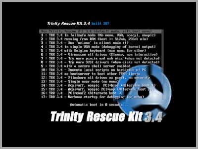 Trinity Rescue Kit : Πώς να παρακάμψετε τον κωδικό εισόδου στα Windows