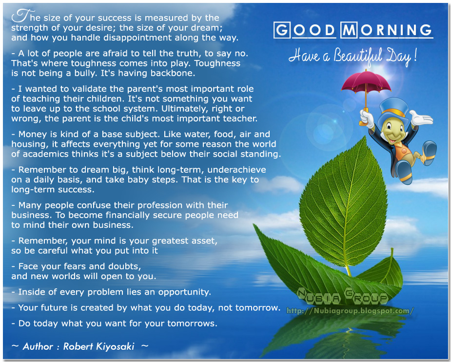 * Nubia_group Inspiration *: Nice quotes to start your day (19/04/2011)
