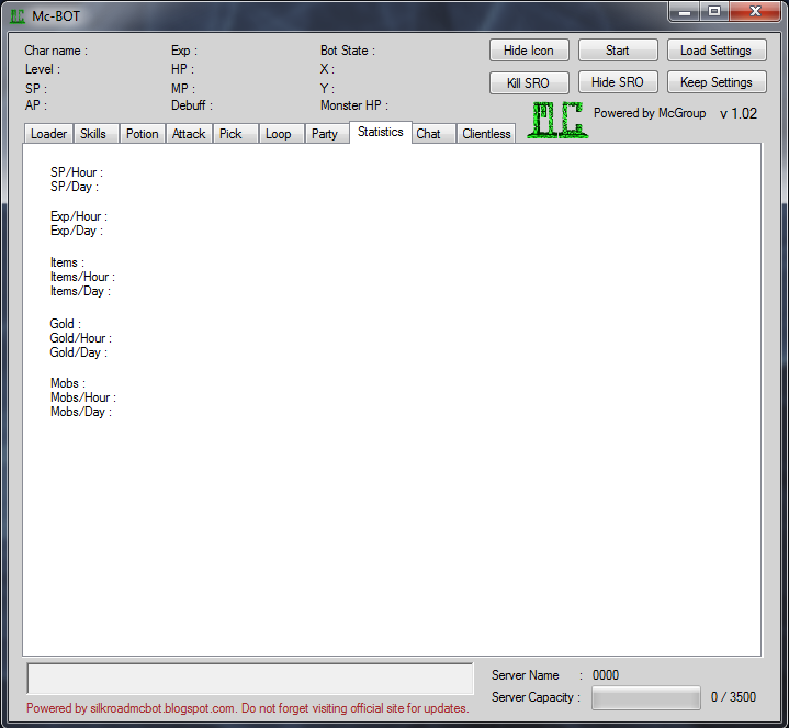 Mc-BOT for Silkroad, Funny and Free...