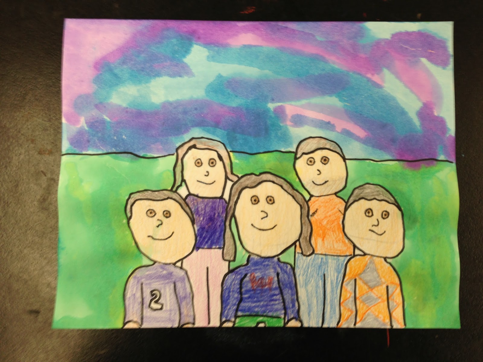 Creation Station: Family Portraits, Third Grade