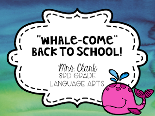 Whalecome to 2nd Grade