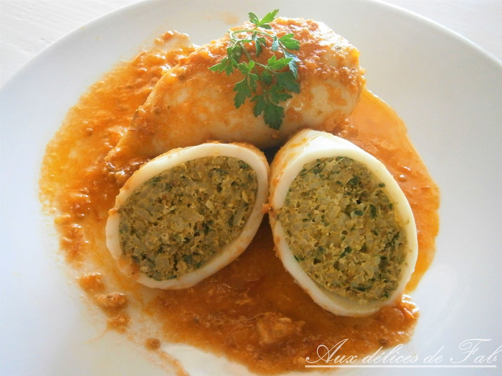 Aux délices de Fab: Encornets farcis
