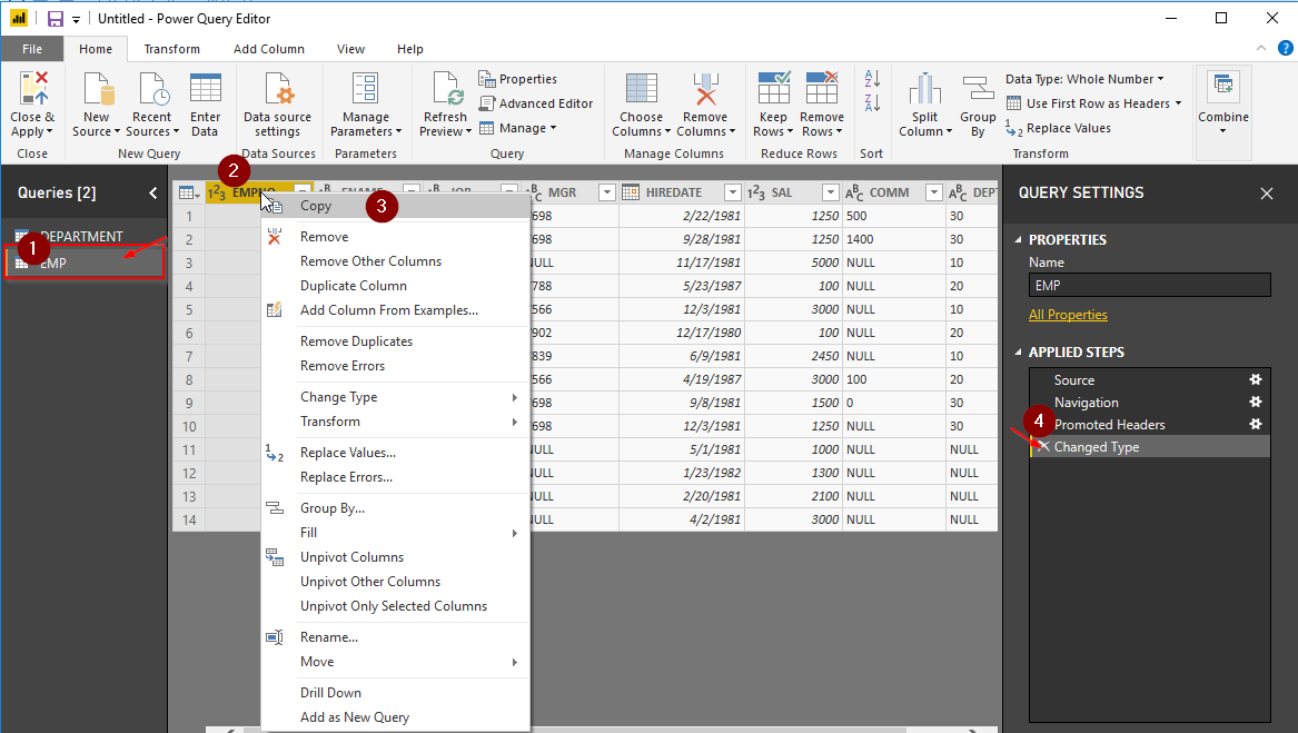 How to use Power Pivot,Power Query components in Power BI Desktop