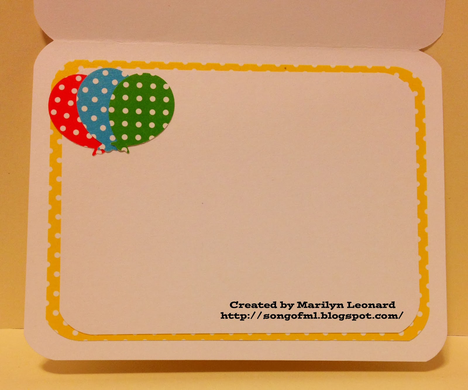 ~ Marilyn's Crafts ~: Happy Birthday!