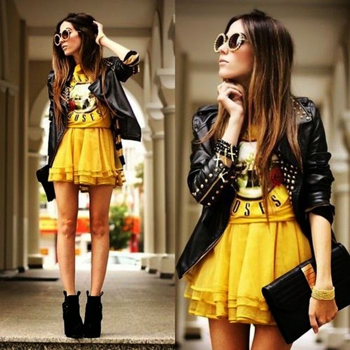 Garota de Fases: Dia do Rock: Looks