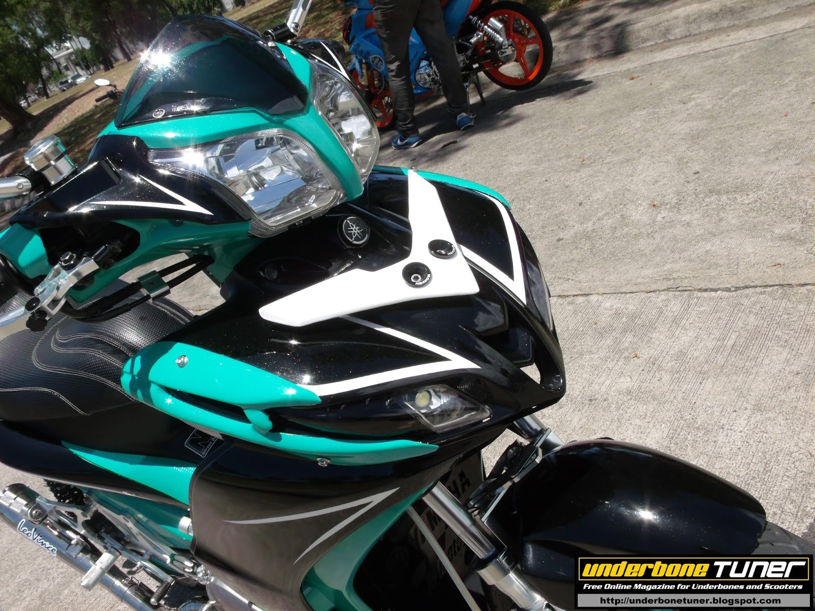underbone tuner: Petronas Fomula 1 Team Inspired Modified Yamaha Vega ...