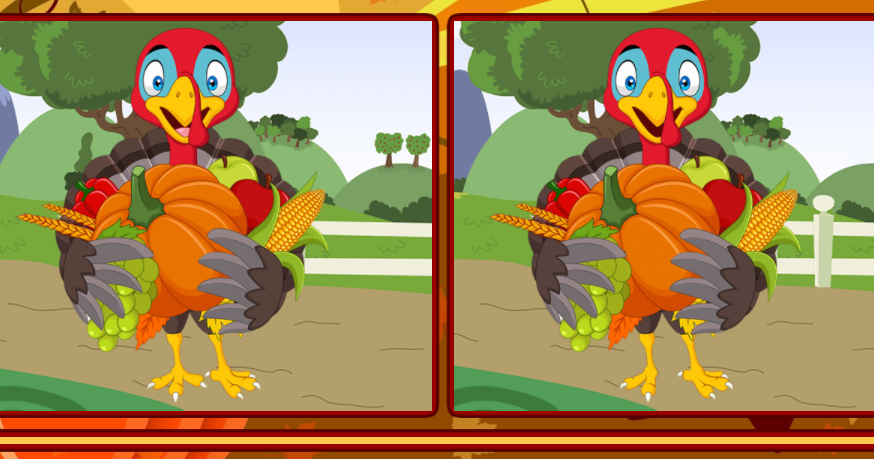 Playing Online Game: Thanksgiving differences game level1 to level10 ...
