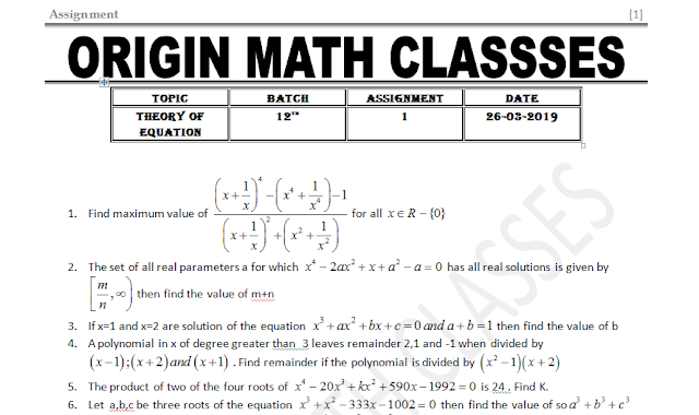 - Origin Math Classes