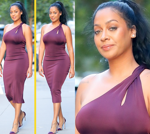 LaLa Anthony steps out looking every shade of gorgeous! (photos)