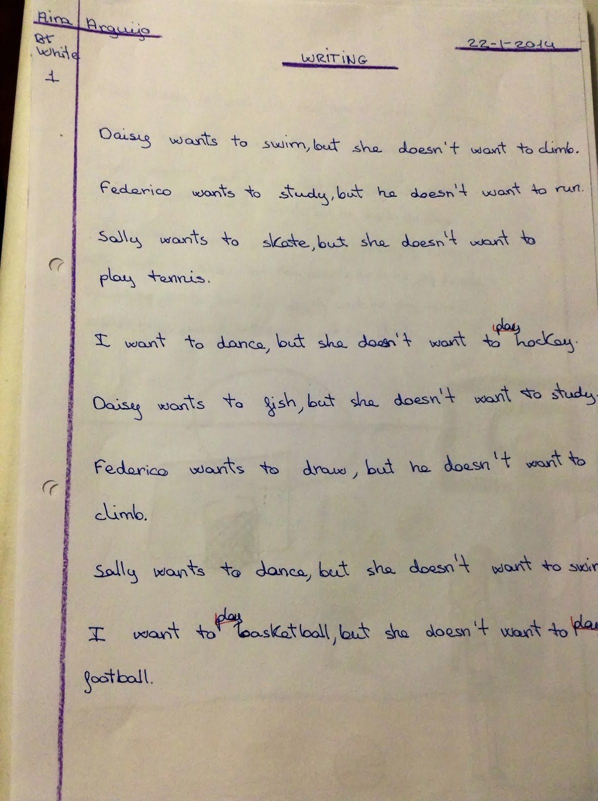 Primary English: Writing