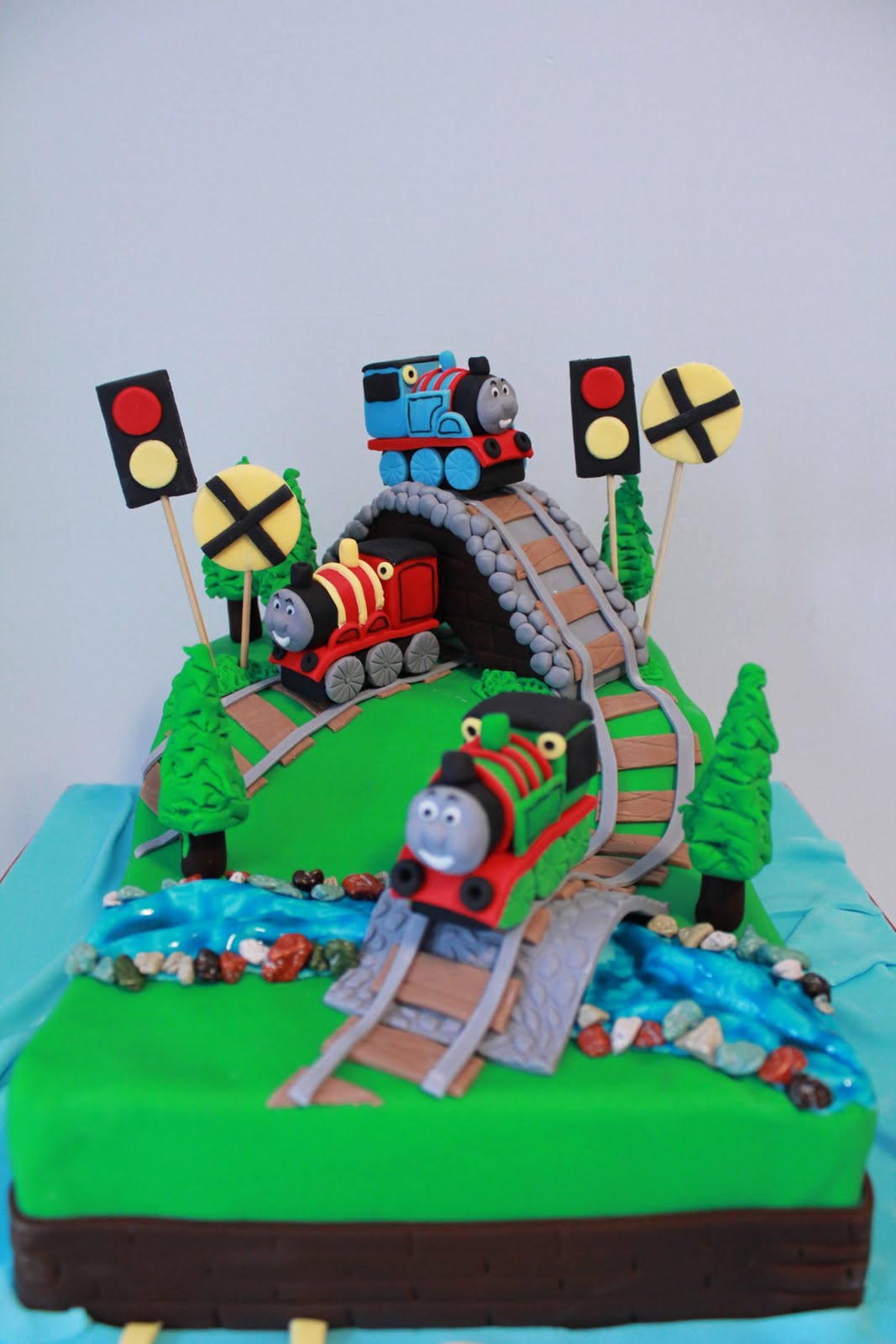Blissfully Sweet: Thomas the Tank Engine & Friends 1st Birthday Cake