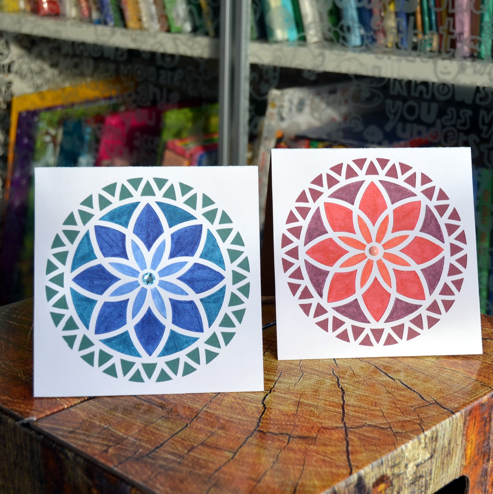 Samantha Walker's Imaginary World: Doily Card Tutorial by Maya