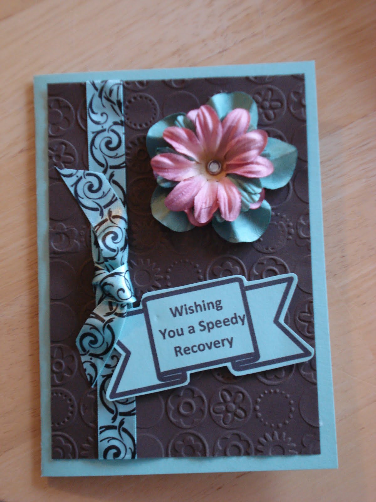 Ms.Mara's Crafty Stuff: Speedy Recovery Card