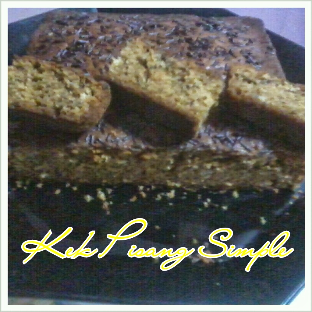 Sweet red cherry: KEK PISANG SIMPLE