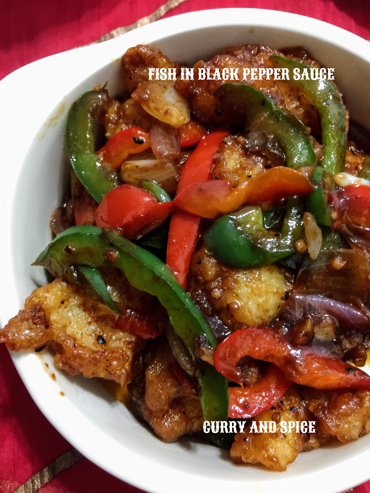 CURRY AND SPICE: FISH IN BLACK PEPPER SAUCE