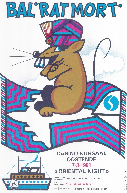 Oostendenoars: Affiches du Bal Rat Mort
