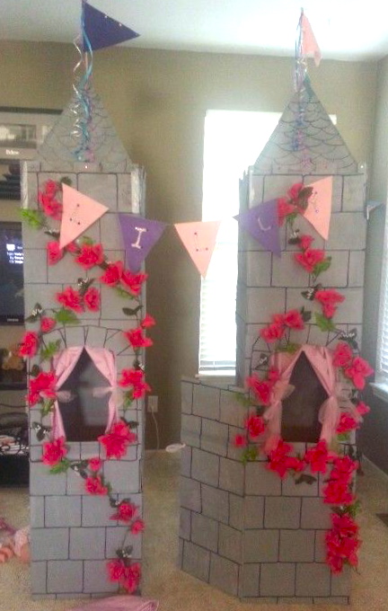 Fire Pixie Happenings: Party Ideas -- Rapunzel Tower Photo Booth
