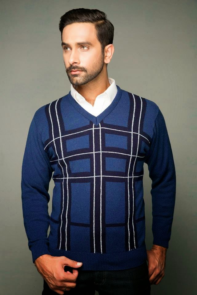 Bonanza Satrangi Mens Sweater Collection Winter 2014 - Fashion and Style
