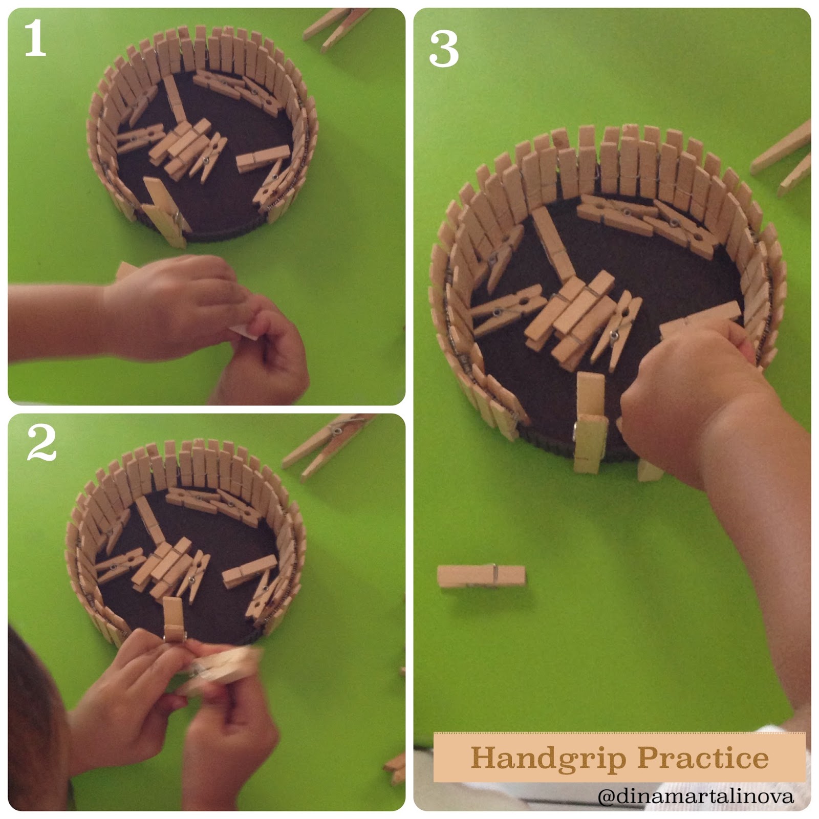 Raising A Montessorian: Wooden Pegs Activities