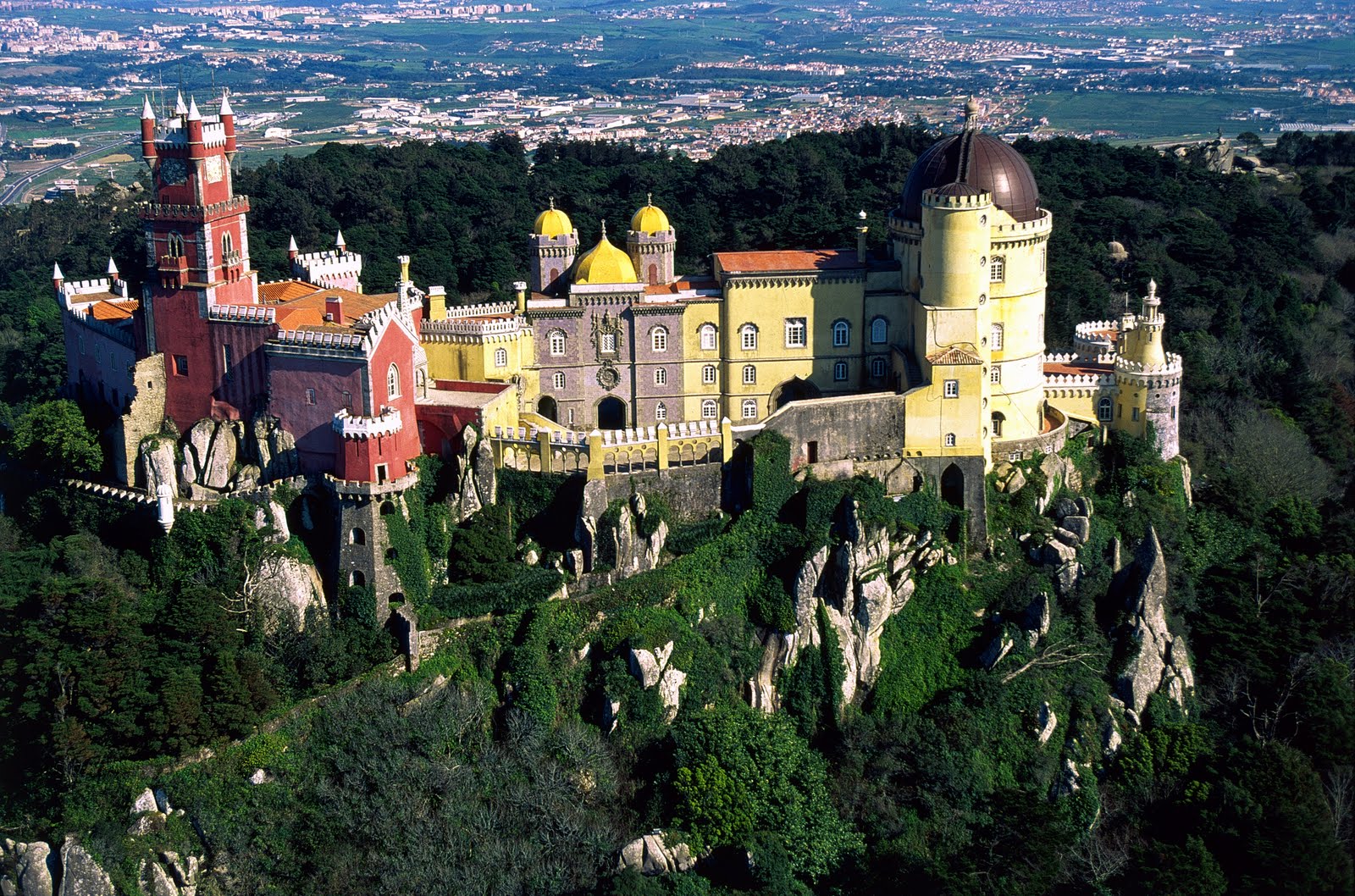 The Pena National Palace (Romanticist palace) Sintra, Portugal. ~ Great ...