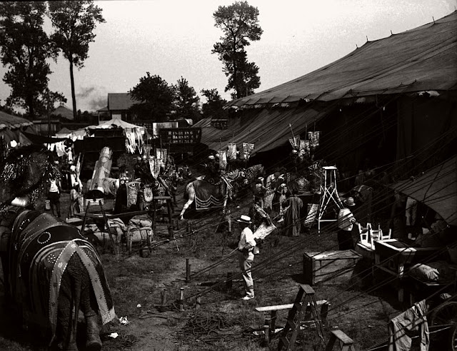 Amazing Vintage Photographs Capture Daily Life of Circus Performers of ...