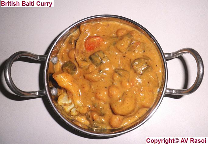 BRITISH Balti Curry