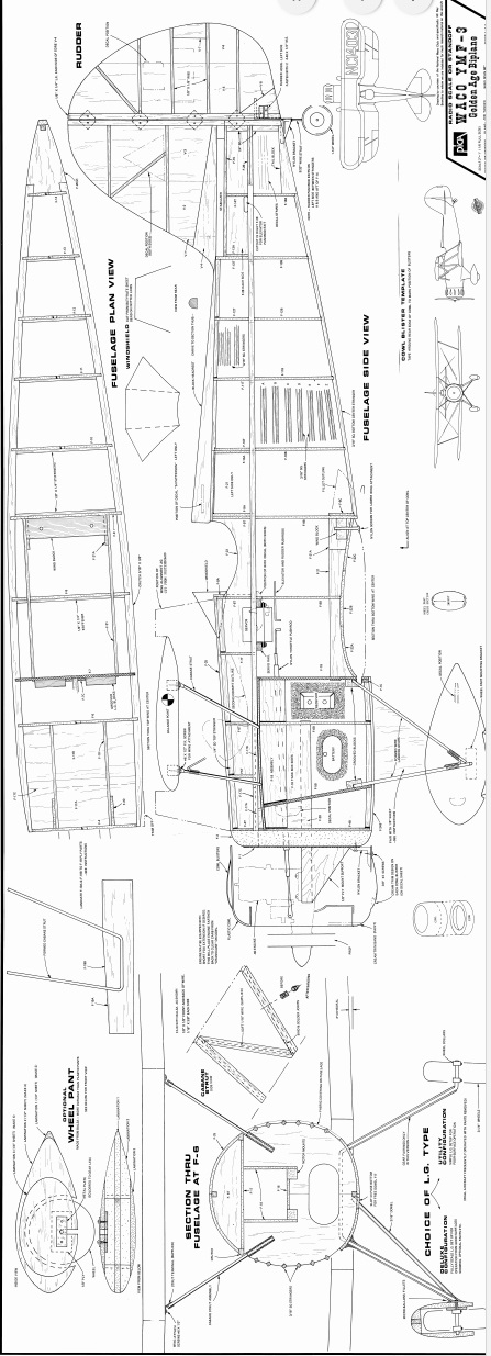 RC Flying Models: Building The Pica 1/6th Size Waco YMF 3