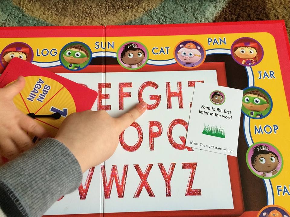 Thoughts of Fluff: Super Why! ABC Letter Game (review)