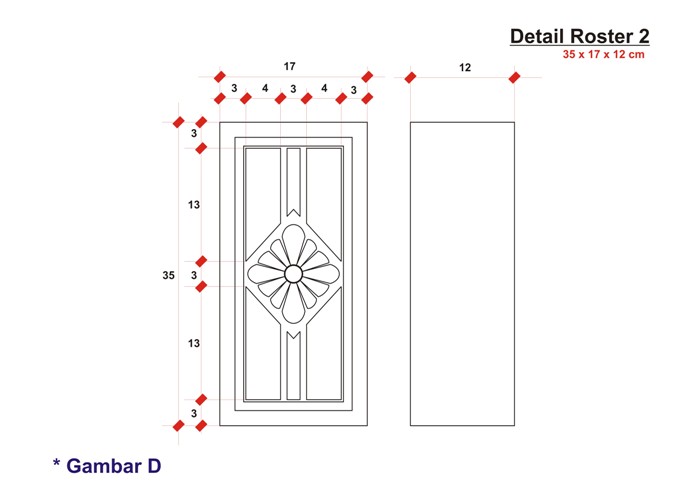 GRC ARTIKON: DESAIN dan GAMBAR DETAIL LOSTER