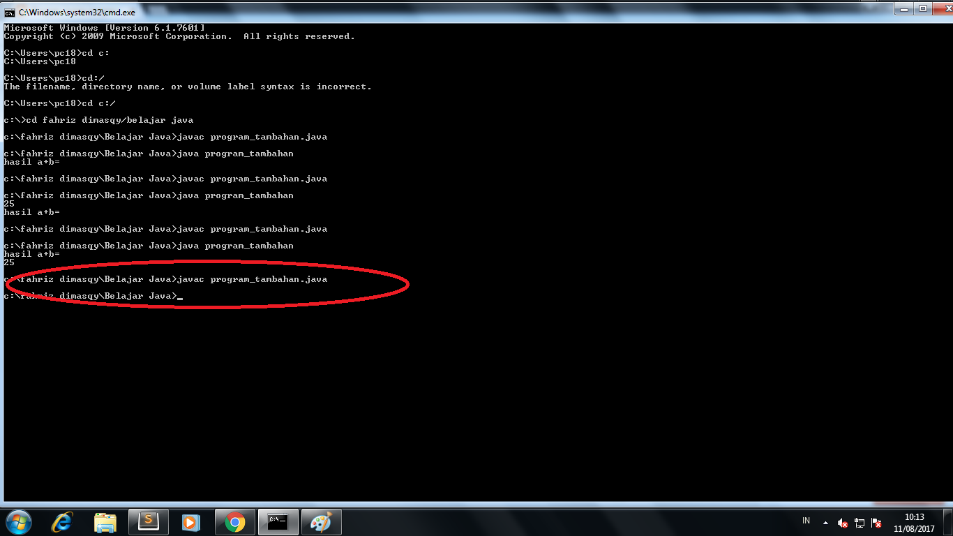 Junior programingindo: Cara membuat program tambahan menggunakan bahasa java