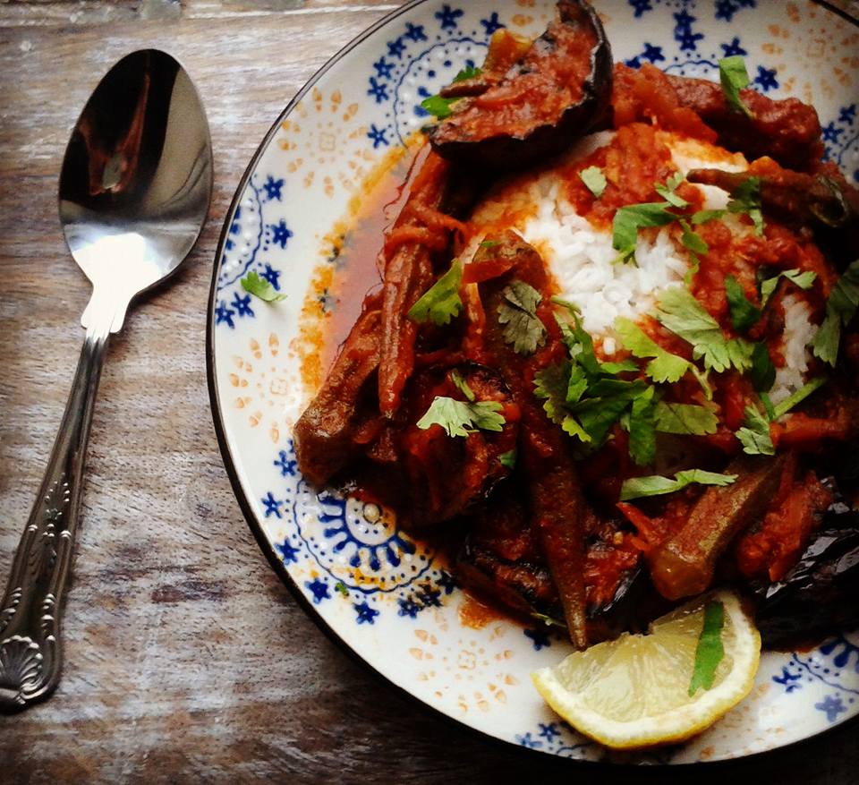 Wanderlust Queen: Bamya (Egyptian style okra stew)