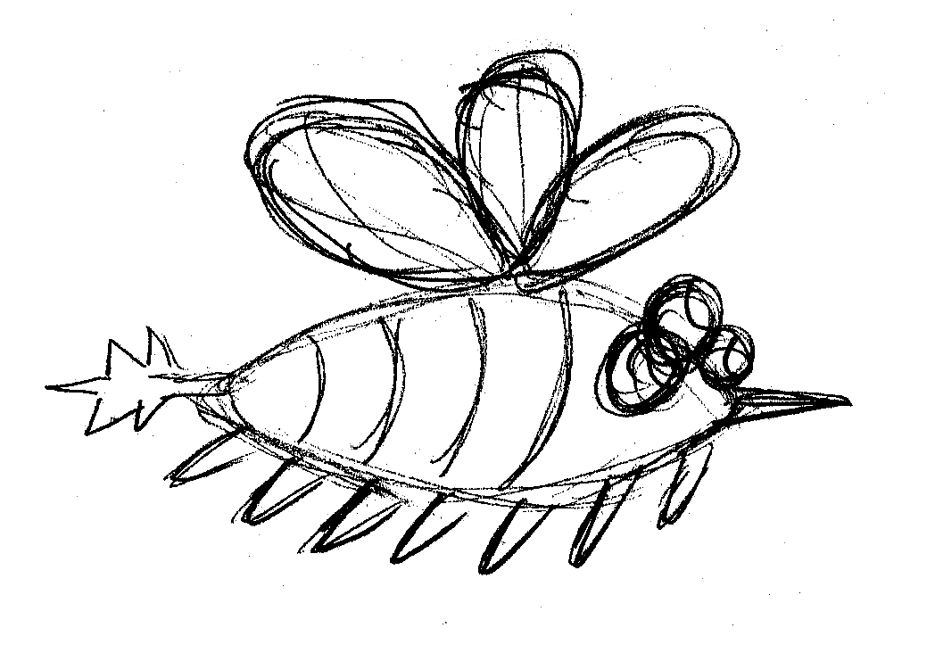 Bird Meets Worm: Creepy Crawlies: 5 Sketches