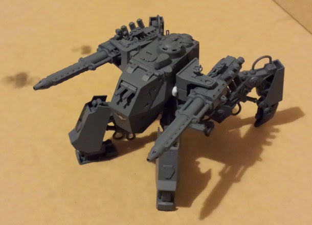 AddictedToStyrene: Dust Warfare: Axis Heavy Walker conversion