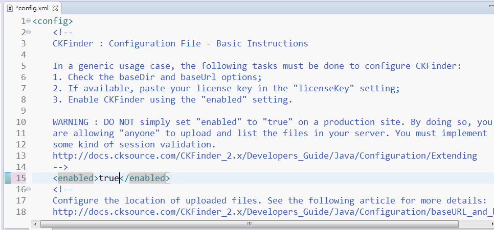Java程式教學甘仔店: CKEditor + CKFinder 基本配置設定之一