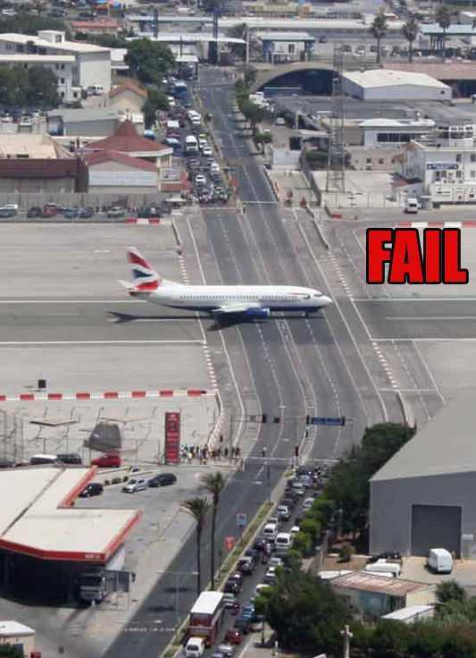 Airport Runway Fail