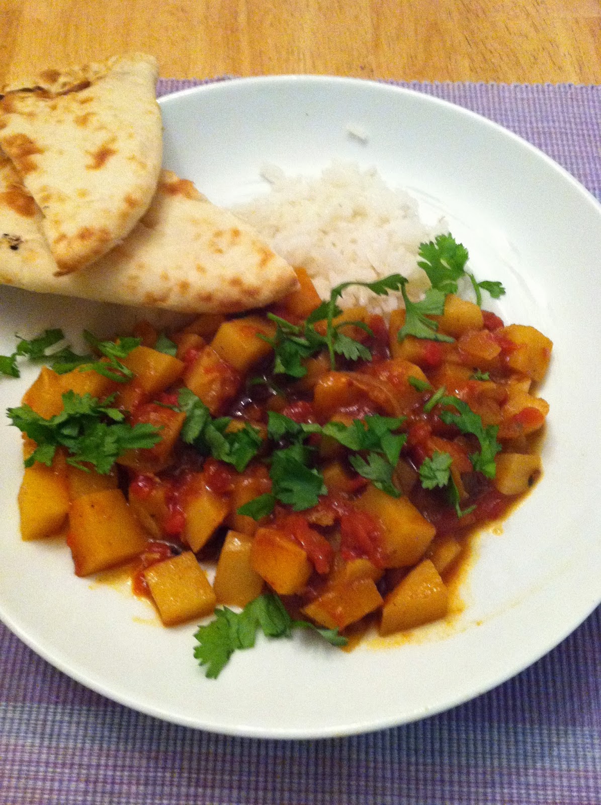 The Purple Cook: Fall Fest: Turnip and Tomato Curry, Recipe Reviewed