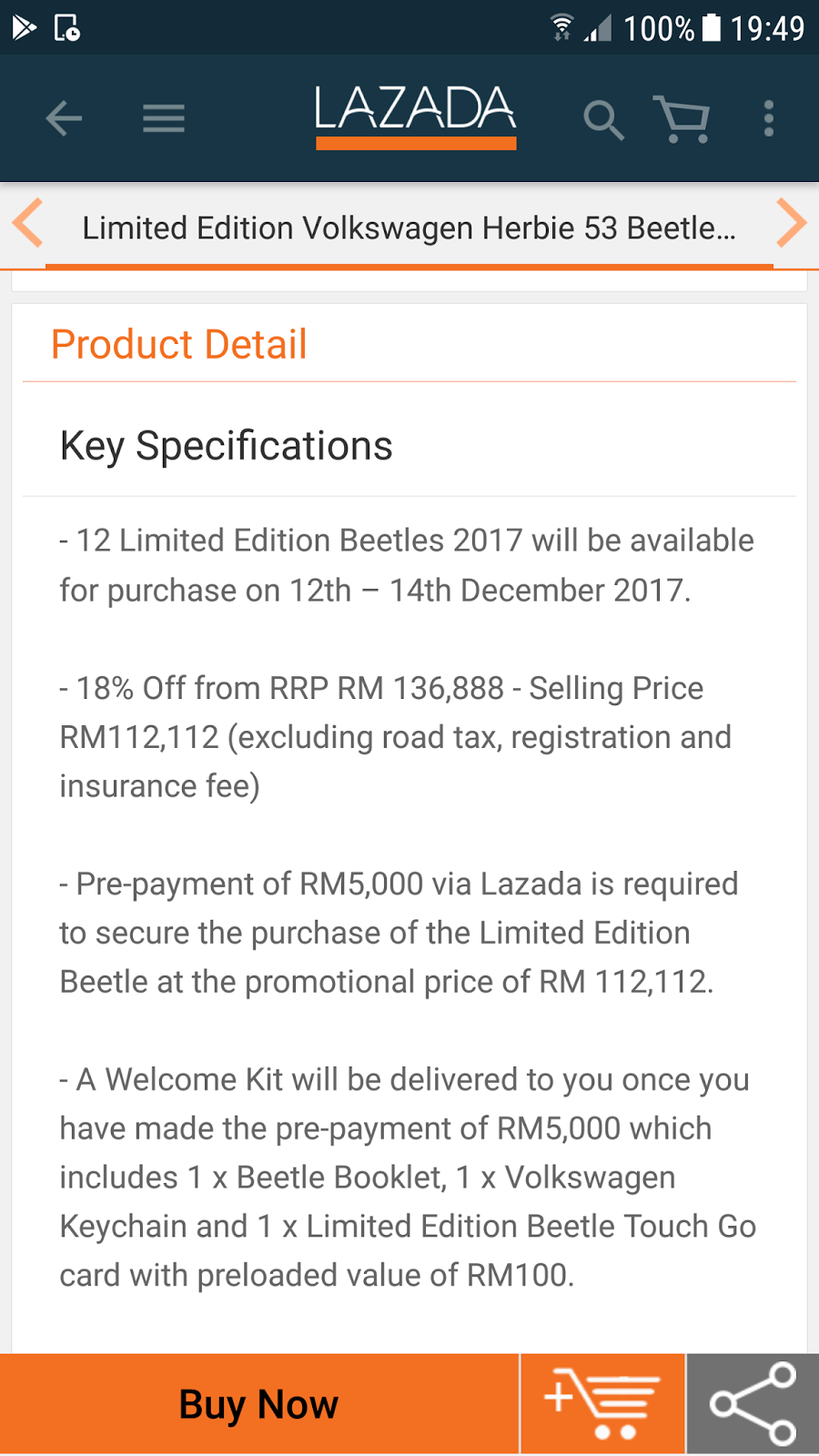 Lazada Malaysia Now Sells Cars...No Returns - AUTOMOLOGY: automotive ...