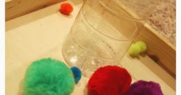 Pom Pom Push: Fine Motor Activity for Toddlers | School Time Snippets