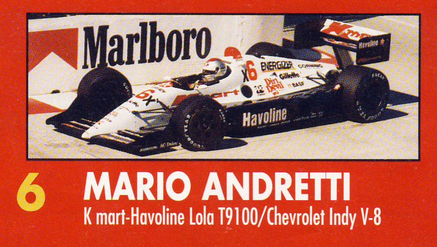 OPEN WHEEL RACING: John Andretti Family Versatile CART