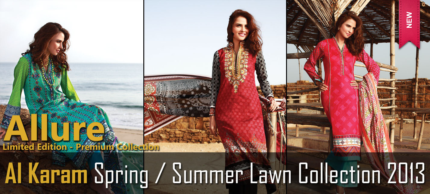 Al Karam Spring Summer Lawn Collection 2013 | Allure Limited Edition ...
