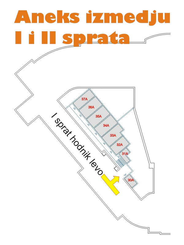 Pravni fakultet UB: MAPA FAKULTETA