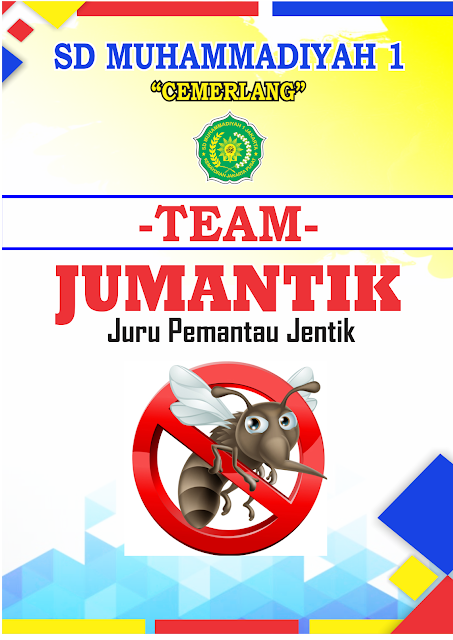 Desain ID Card Jumantik SD Muhammadiyah 1