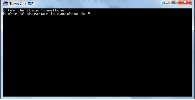 C Language To Find Number Of Characters In A String C Language To Find Number Of Characters In A String