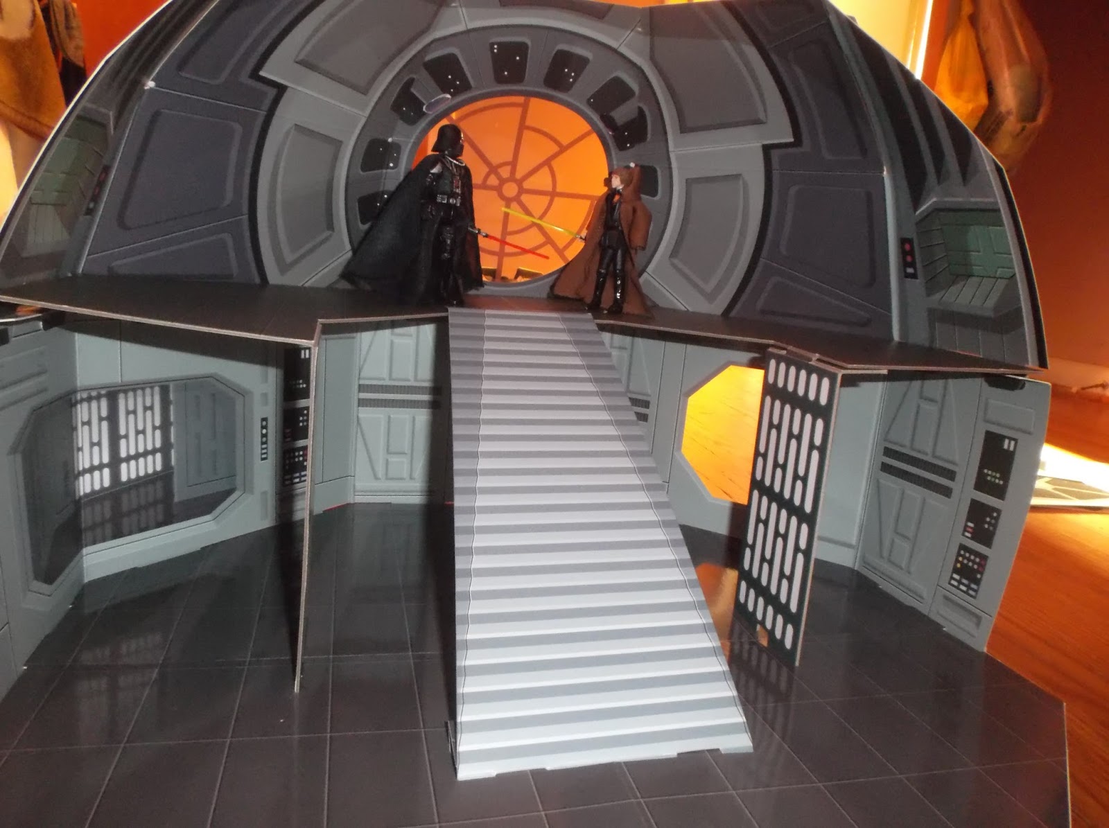 2 Minute Toy Break!: Star Wars Blueprints Paper Craft Death Star Set