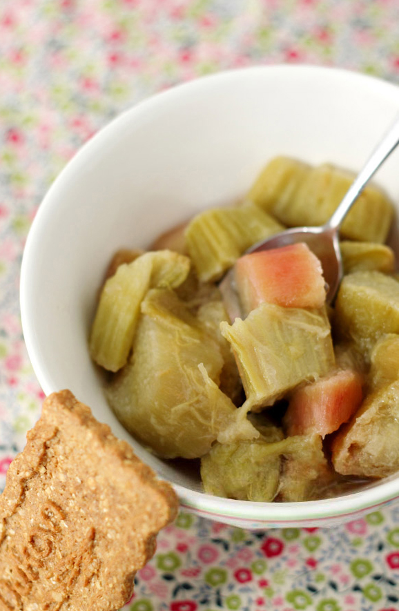 Rhubarbe Confite au Four