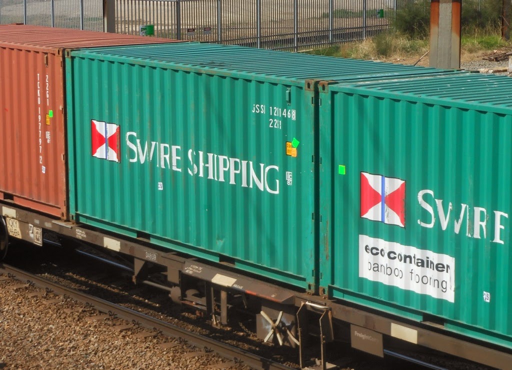 Andrew's Main South Line: Swire containers