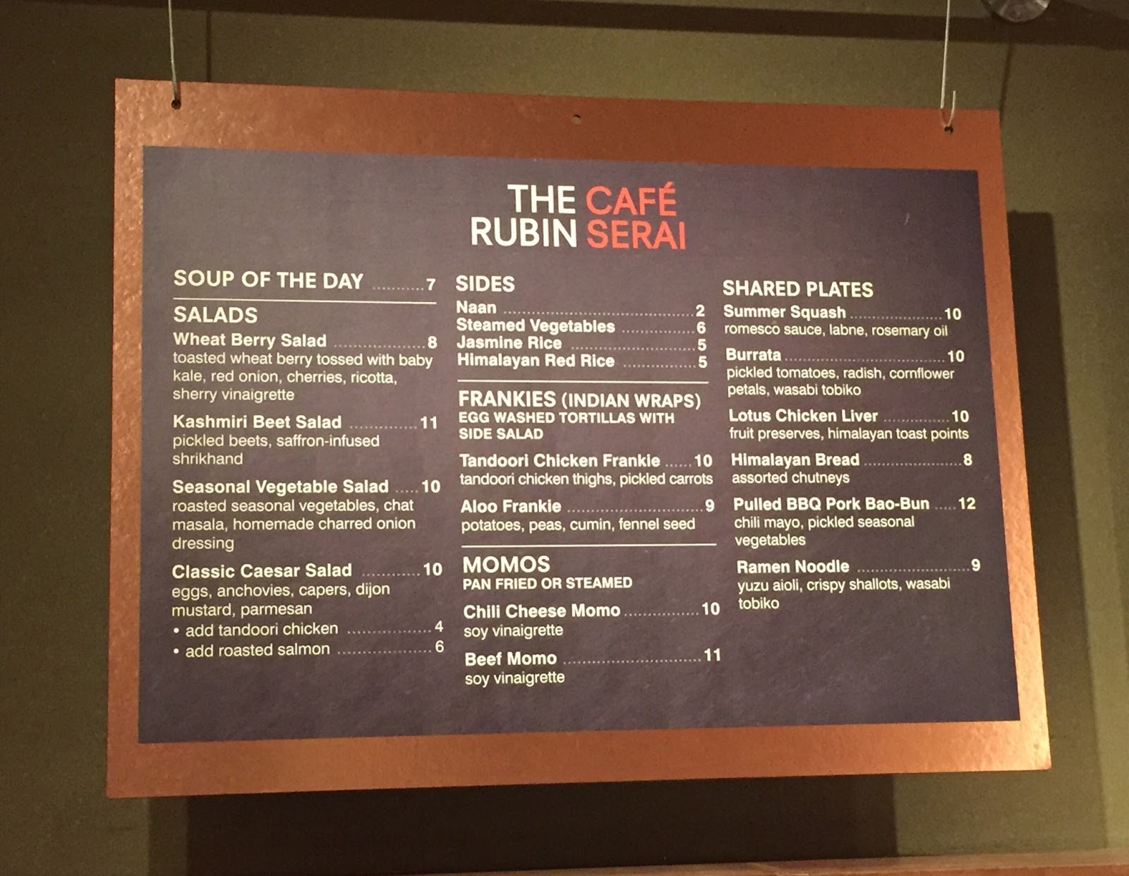 Café Serai At The Rubin Museum Of Art / ルビン美術館のカフェ セライ ~ I'm Made of ...