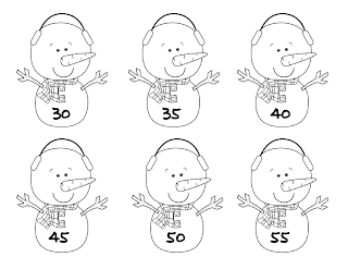 Lovely Literacy & More: Snowman Number Packet