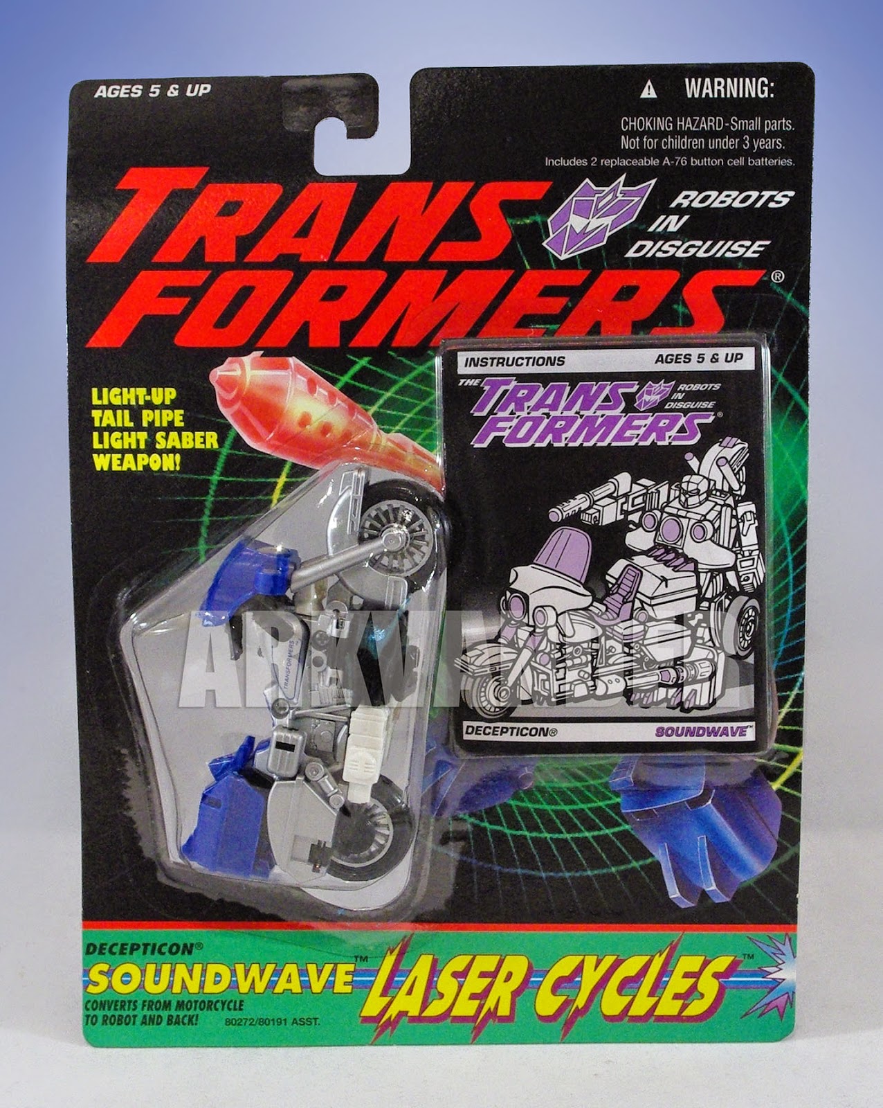 Mostly Transformers Redux: Generation 2 Laser Cycle Soundwave