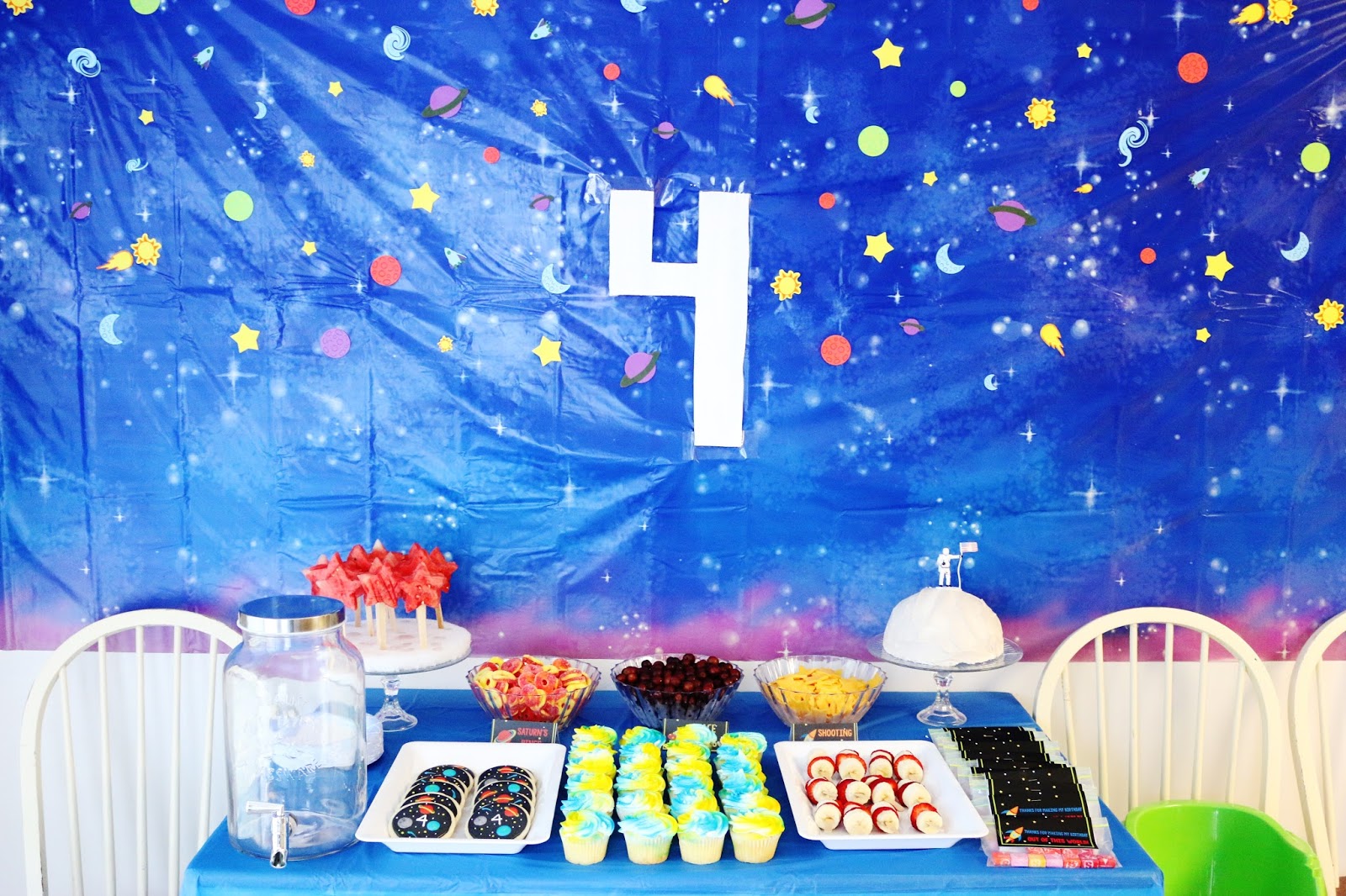 An Astronaut Themed Birthday Party